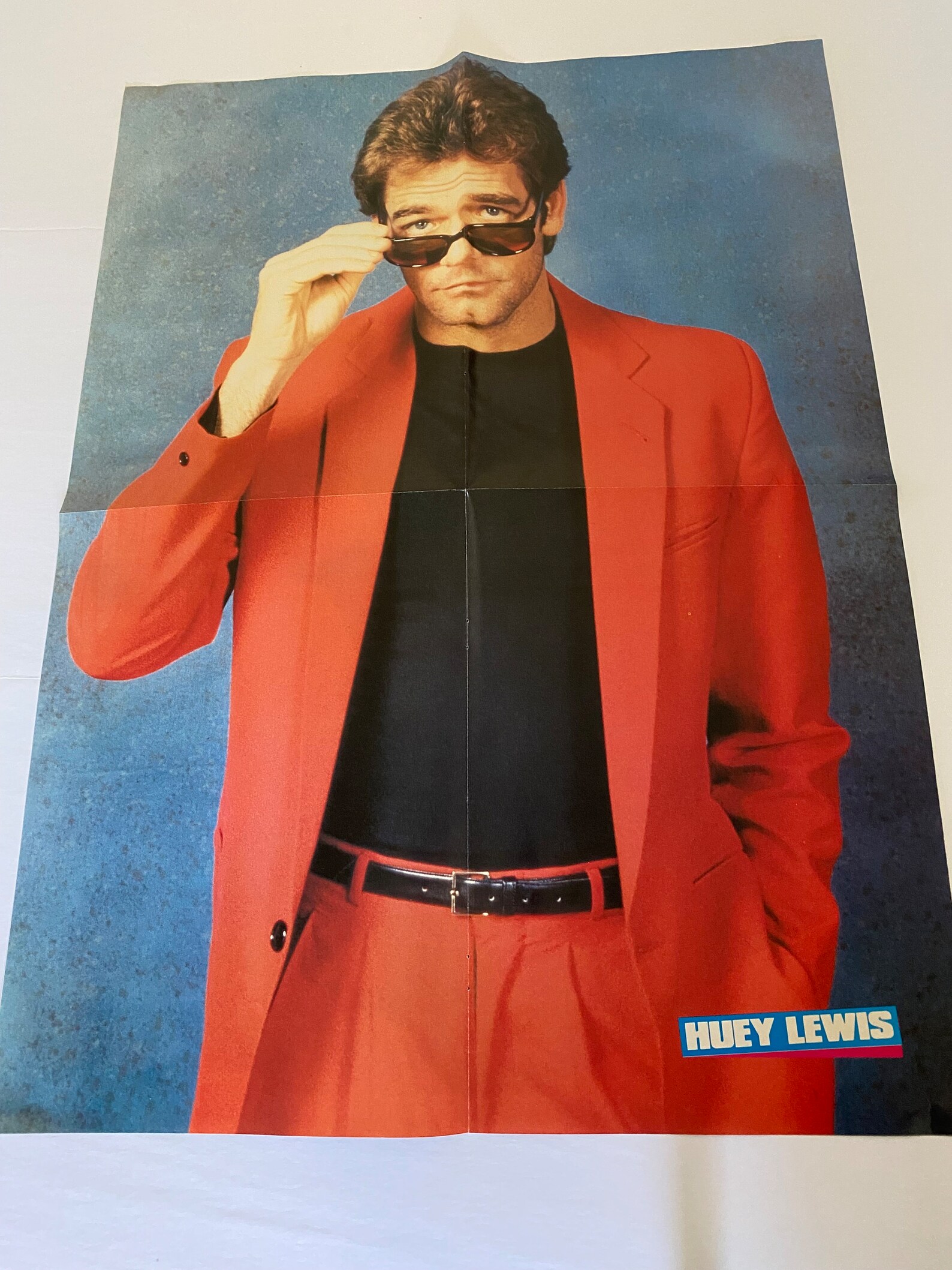 Huey Lewis & the Thompson Twins Double Sided Vintage Original Poster ...
