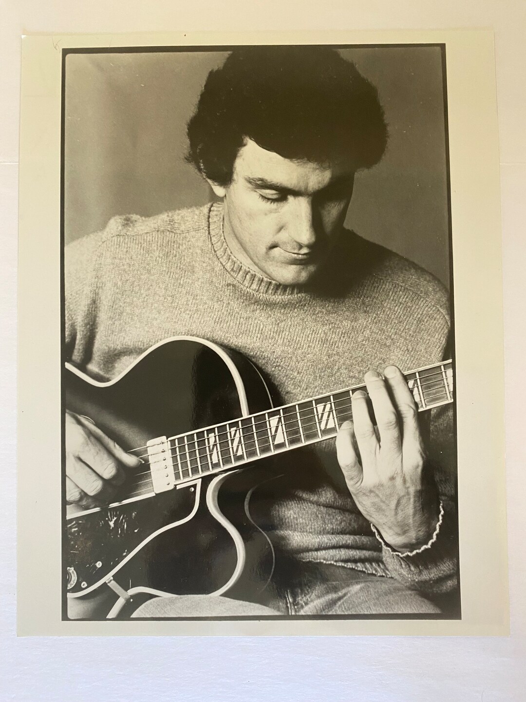 Terry Gardner Original Promotional Black & White Musician Picture 8 X ...