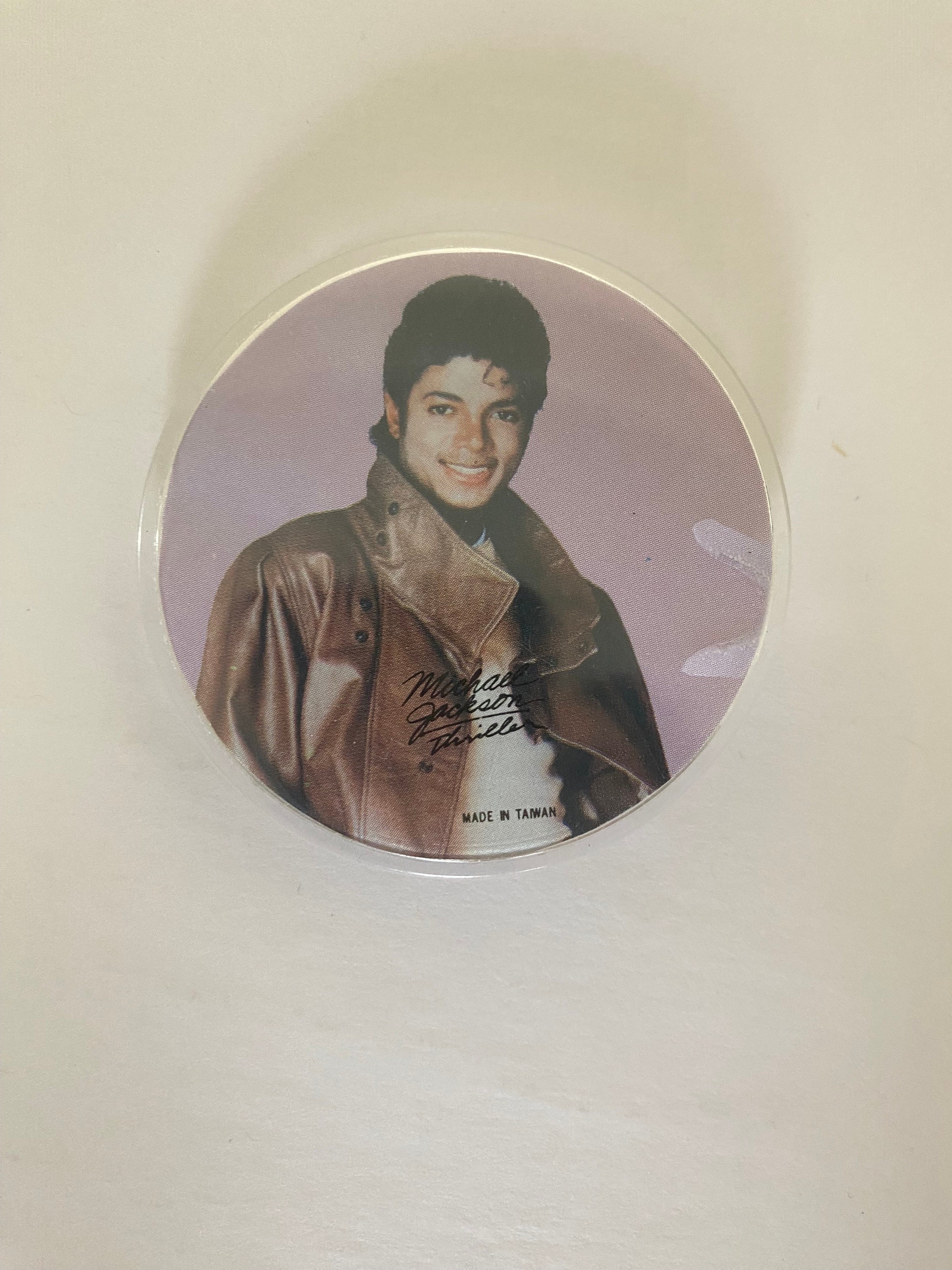 Michael Jackson Original Vintage Circular Pin, Pinback, Button Taiwan ...