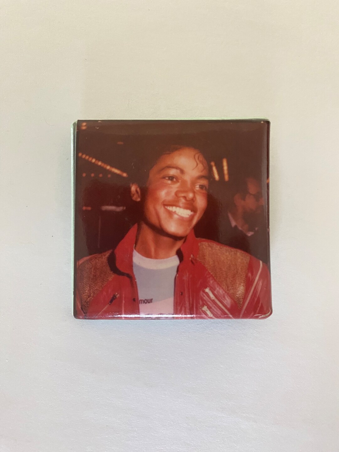 Michael Jackson Original Vintage Square Pin, Pinback, Button - Etsy