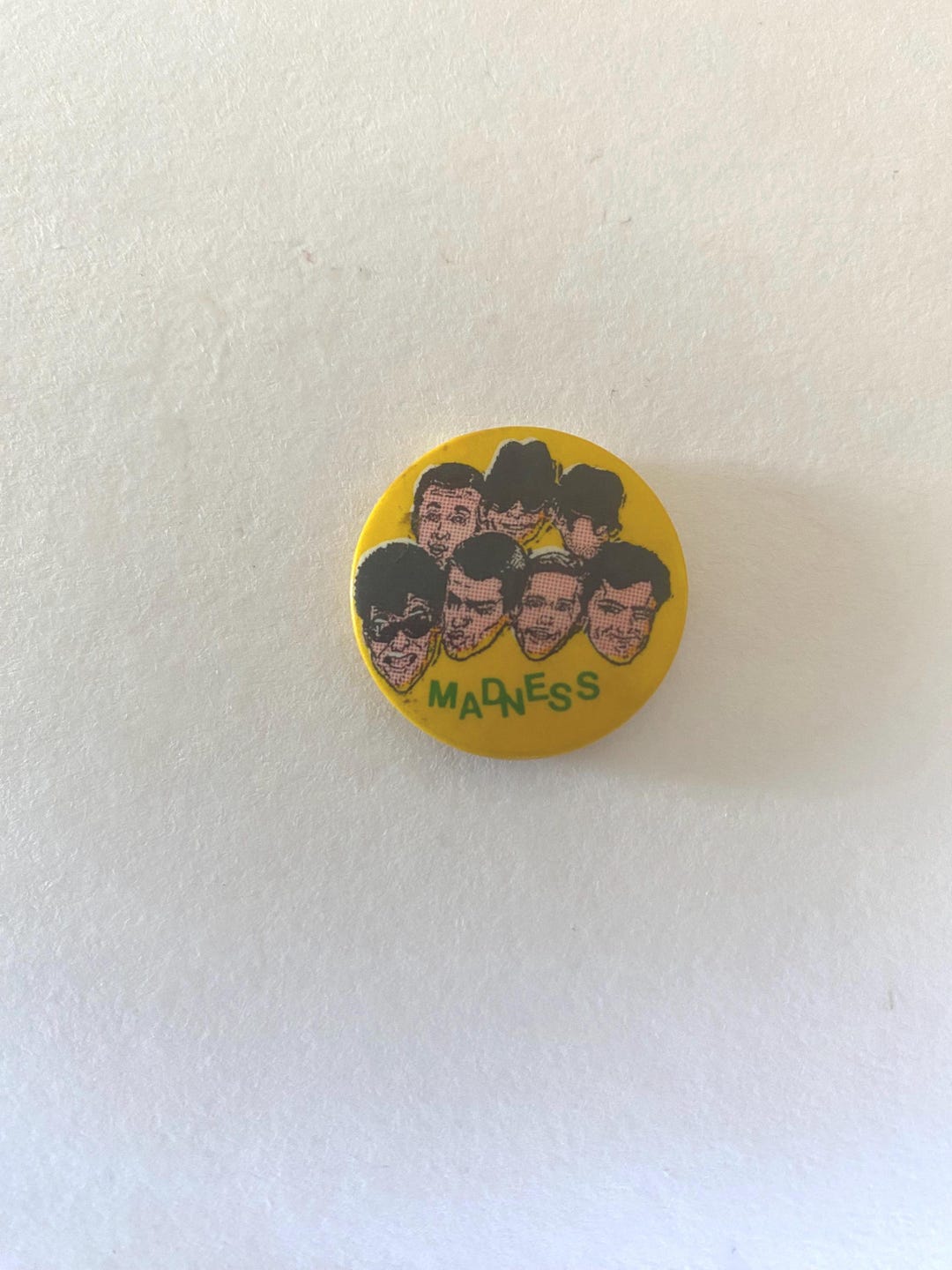 Madness Band Members Vintage Original Circular Pin, Pinback, Button Ska ...