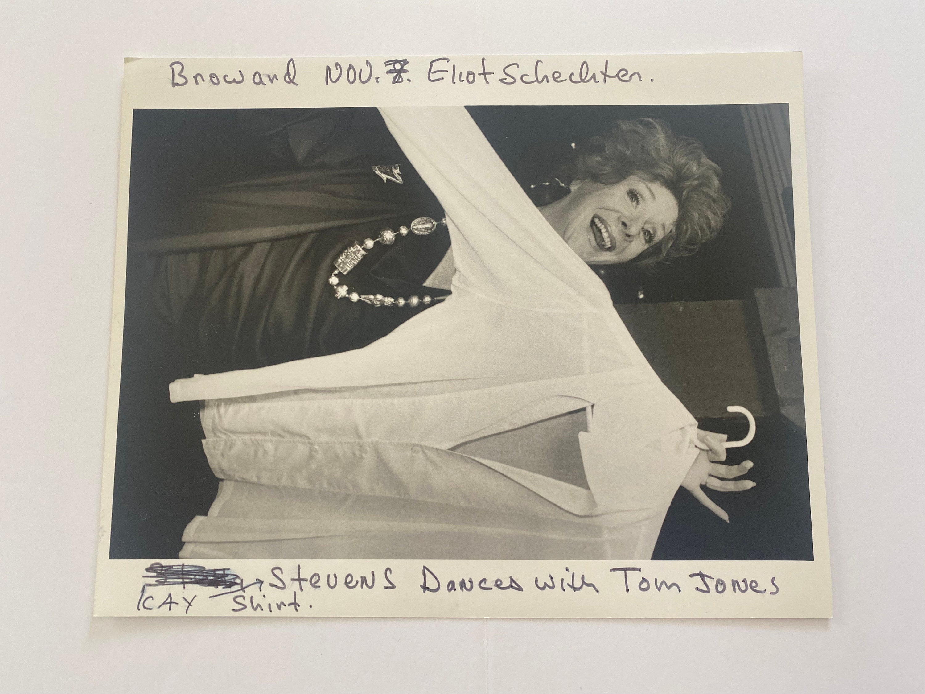 Kay Stevens Dances With Tom Jones Shirt Original Black & White - Etsy