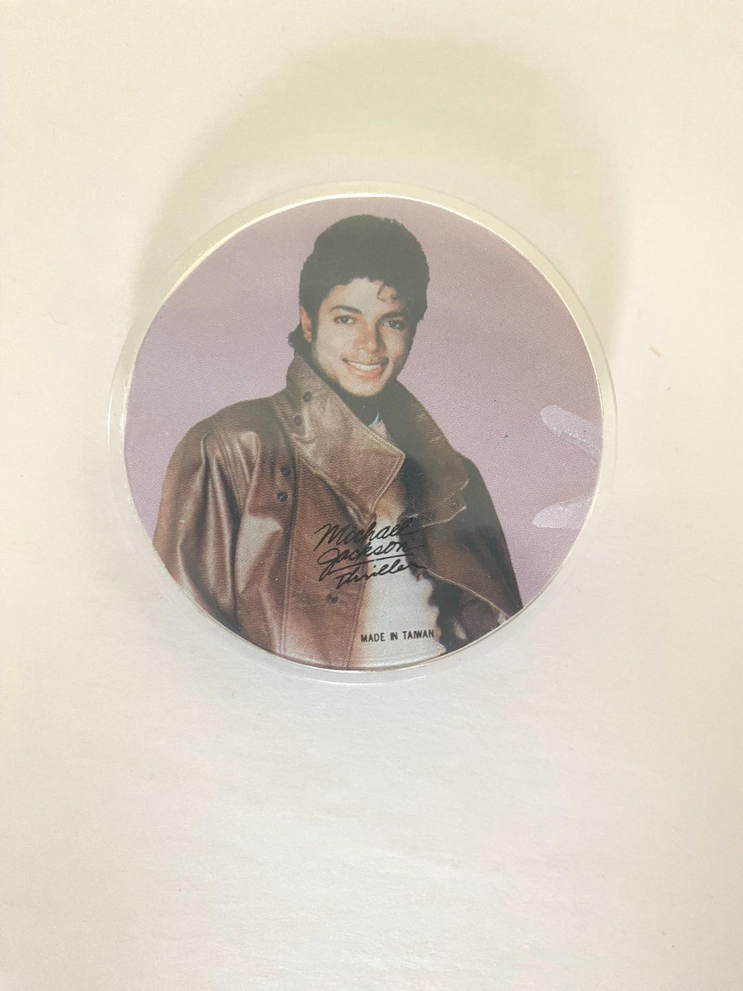 Michael Jackson Original Vintage Circular Pin, Pinback, Button Taiwan ...