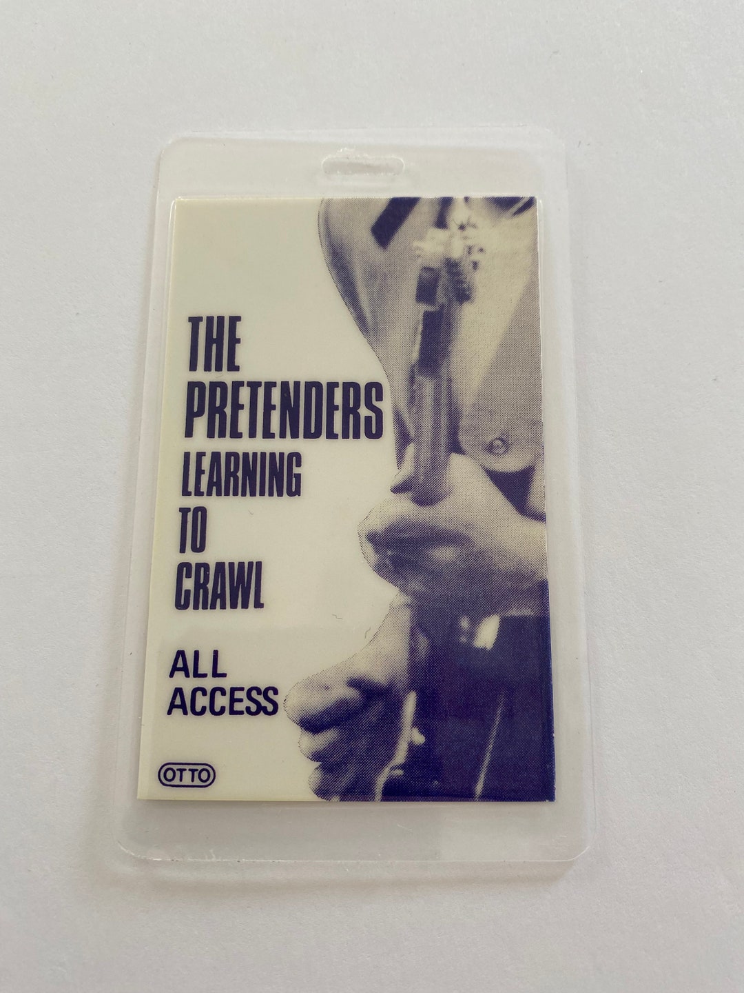 The Pretenders Original Laminated All Access Pass Learning to Crawl ...