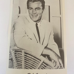 Robert Bob Conrad Vintage Black and White Promo Photo 1950’s/1960’s 5 X ...