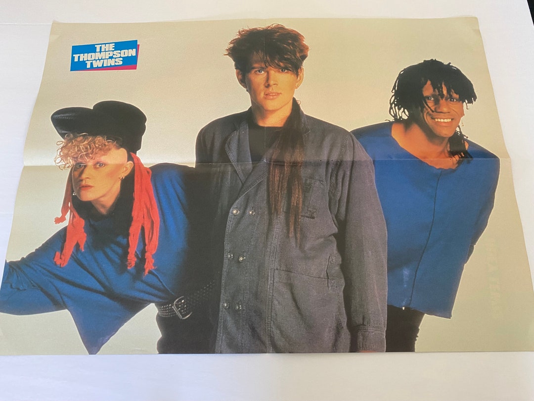 Huey Lewis & the Thompson Twins Double Sided Vintage Original Poster ...