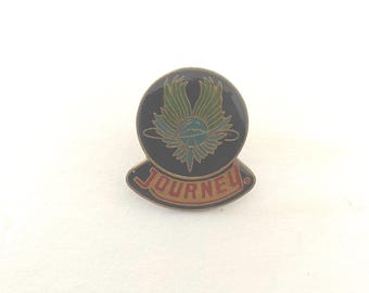 Journey Frontiers Original Vintage Enamel Pin, Pinback, Button 80's - Etsy
