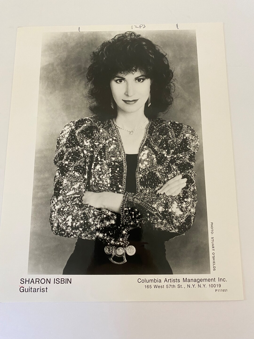 Sharon Isbin Original Promotional Black & White Musician Picture 8 X 10 ...
