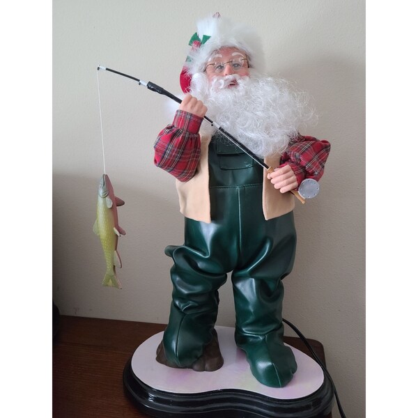 Fishing Santa - Etsy