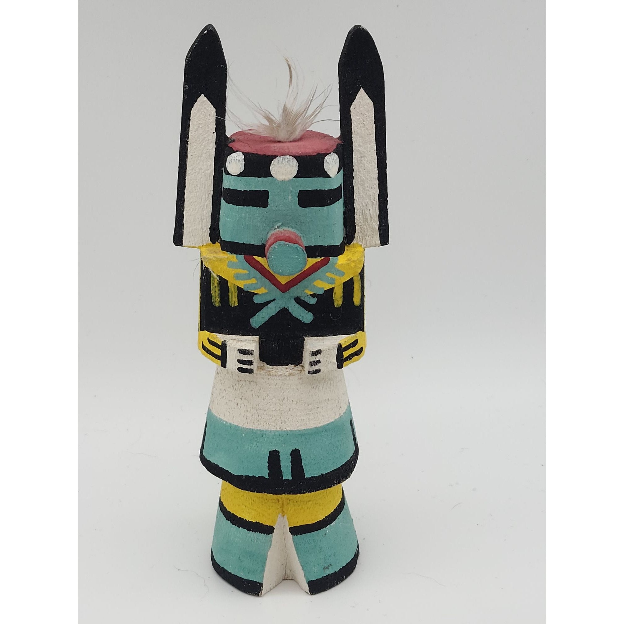 Vintage Kachina Doll Miniature hunter Hopi Zuni Native American Wood 5. ...