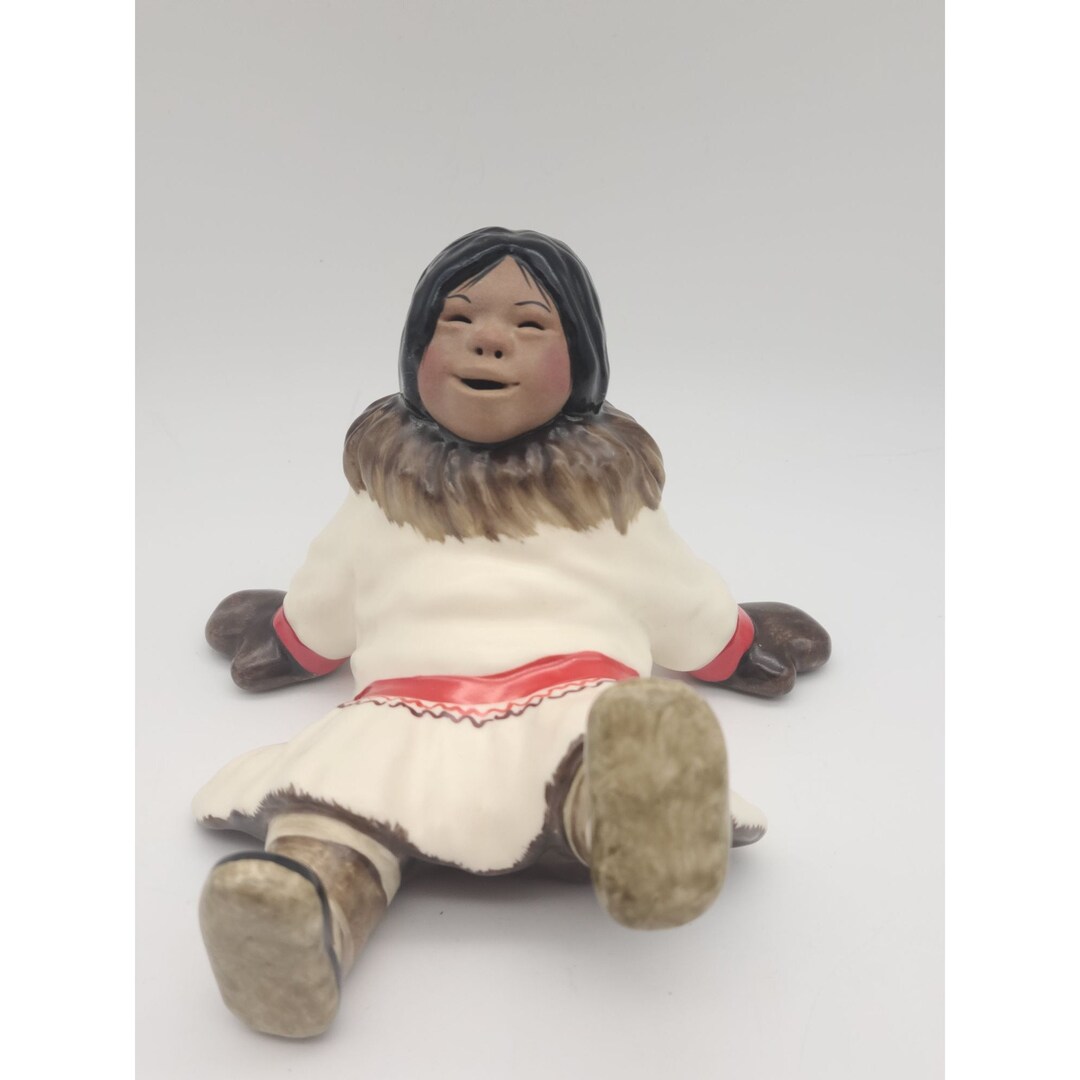 Vintage C. Alan Johnson Inuit Eskimo Figurine “naomi" 1984 AB 96 ...