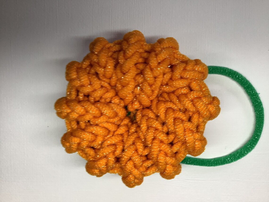 Loom Knit Pattern Pumpkin Dish Scrubby Instructions Easy - Etsy