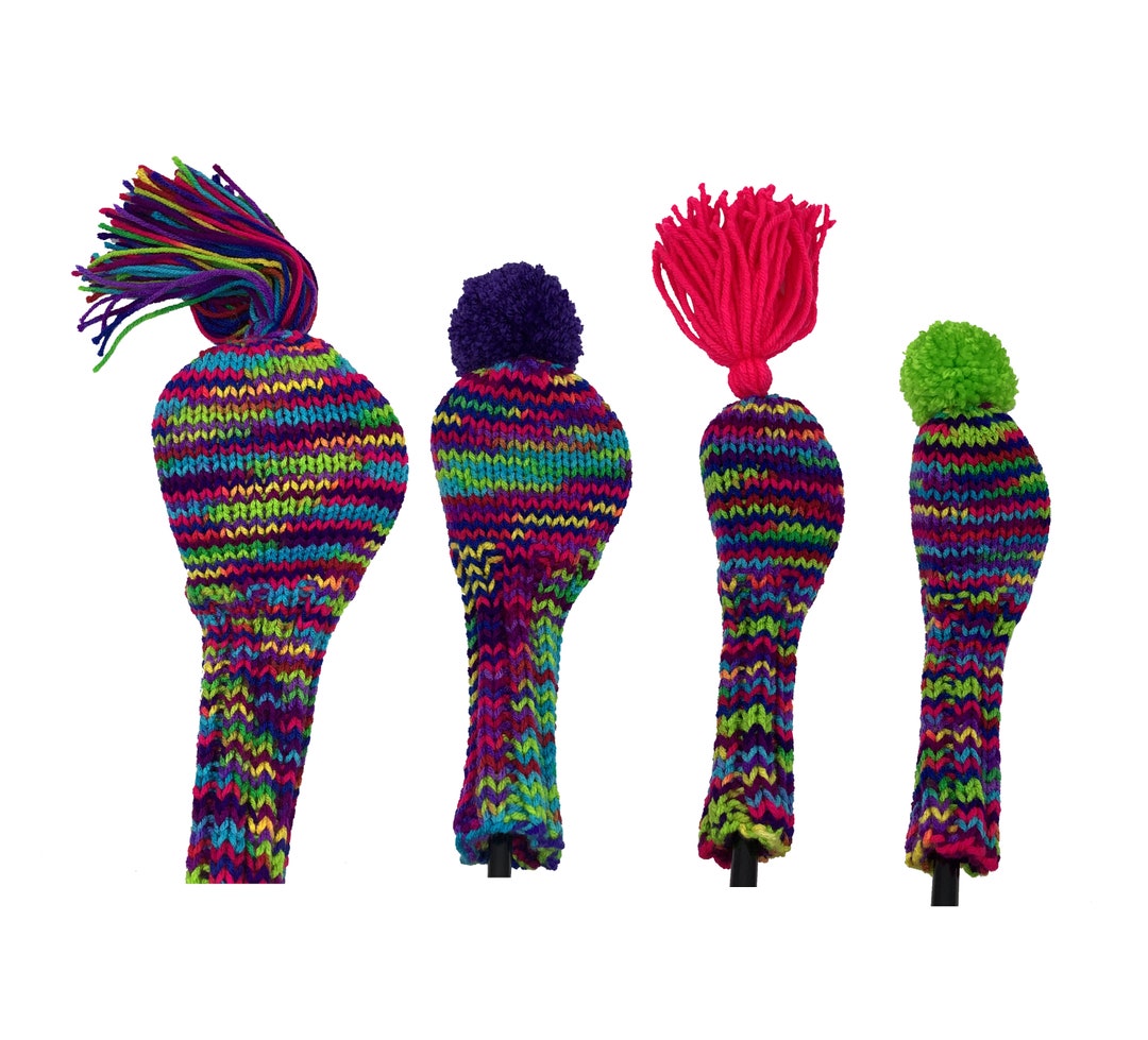Bright Neon Golf Club Headcovers for Driver, Fairway Woods & Hybrids ...