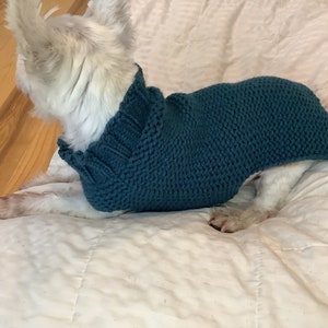 Dog Sweater Loom Knit Pattern Easy Beginner Level Instructions With ...