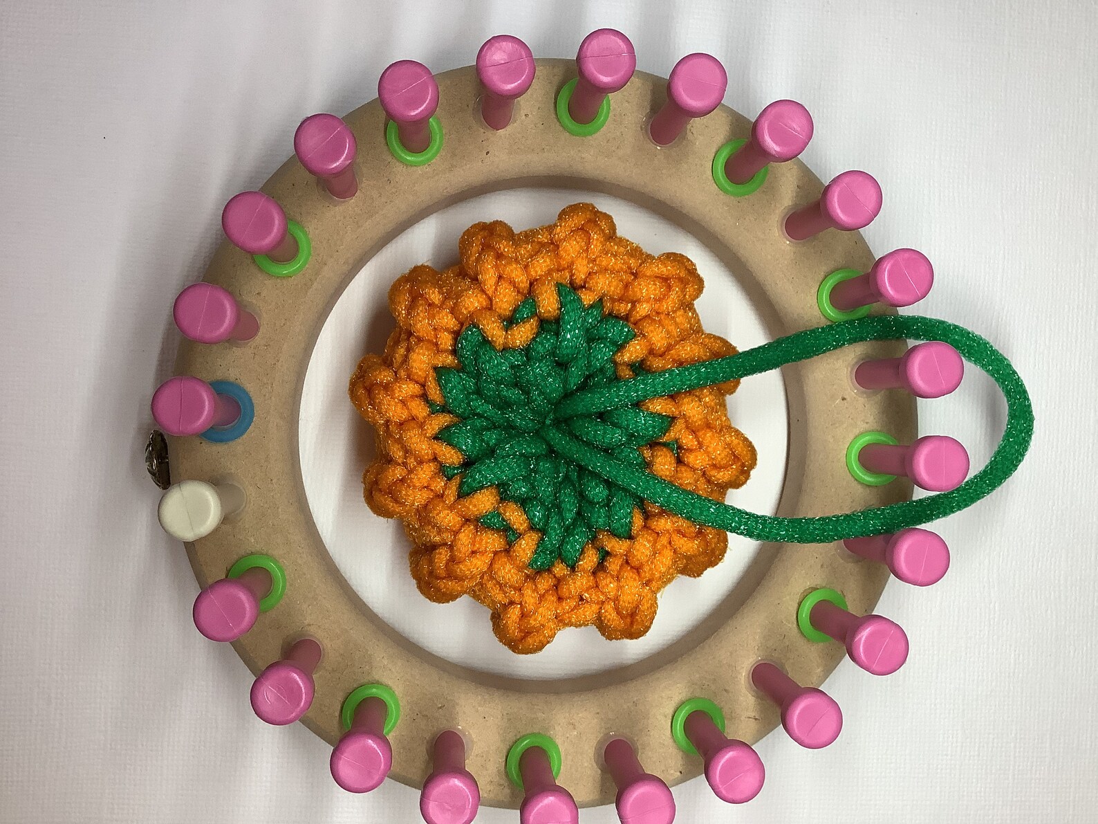 Loom Knit Pattern Pumpkin Dish Scrubby Instructions Easy - Etsy