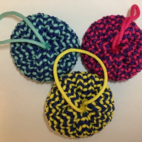 Loom Knit Change Purse Wallet Make up Bag Wristlet Credit - Etsy