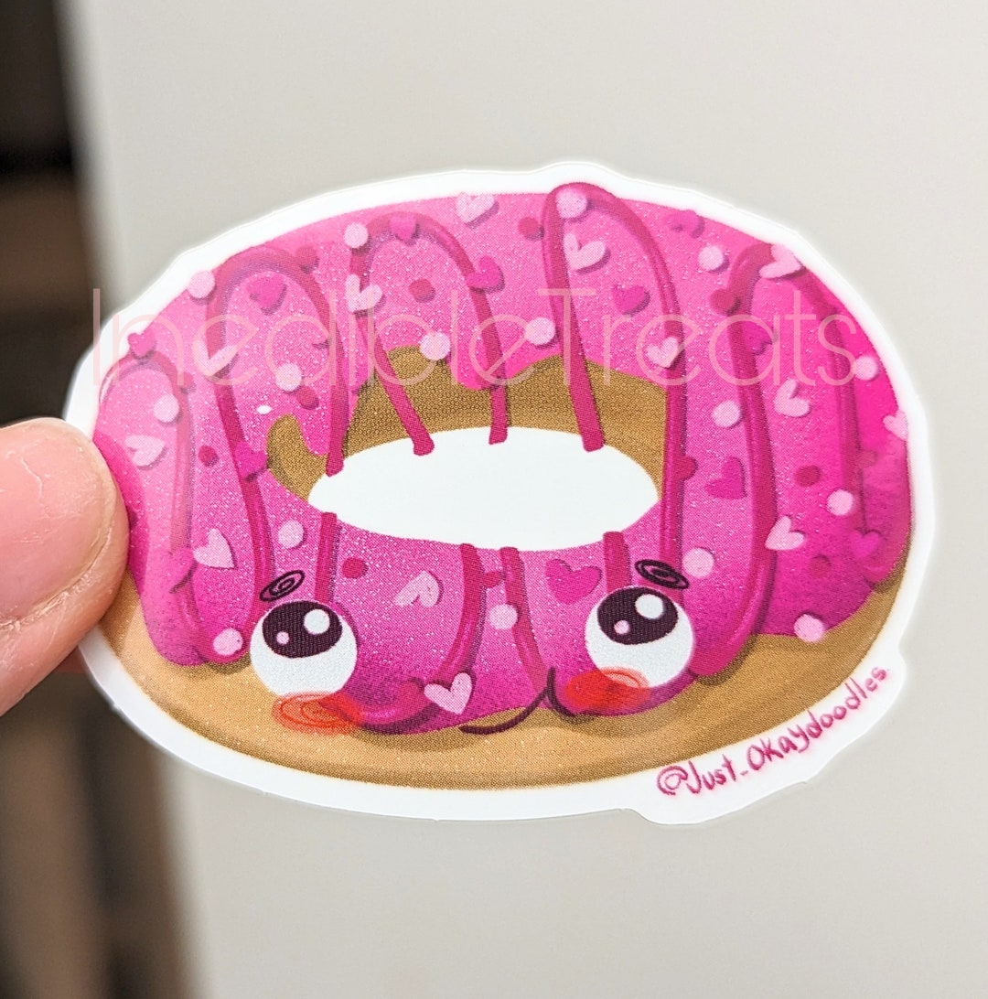 A-DOUGH-ABLE Sticker| Cute Stickers | Donut Stickers| Original Artwork ...