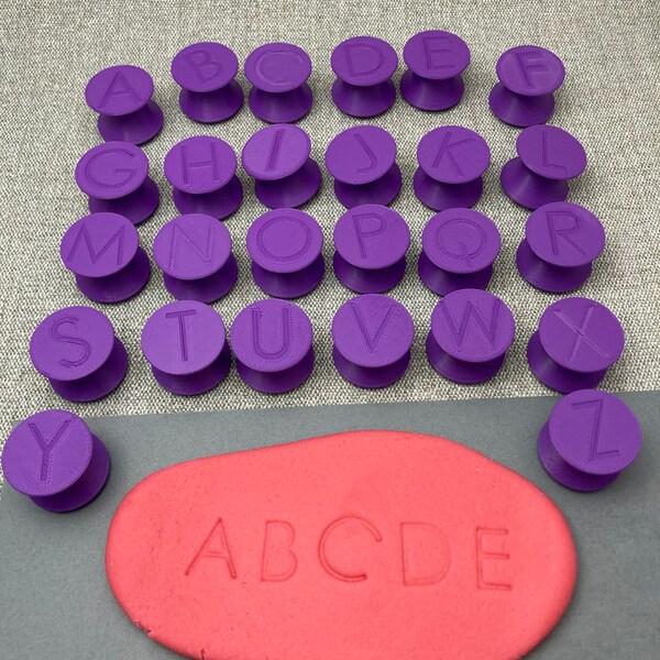Play Doh Alphabet - Etsy