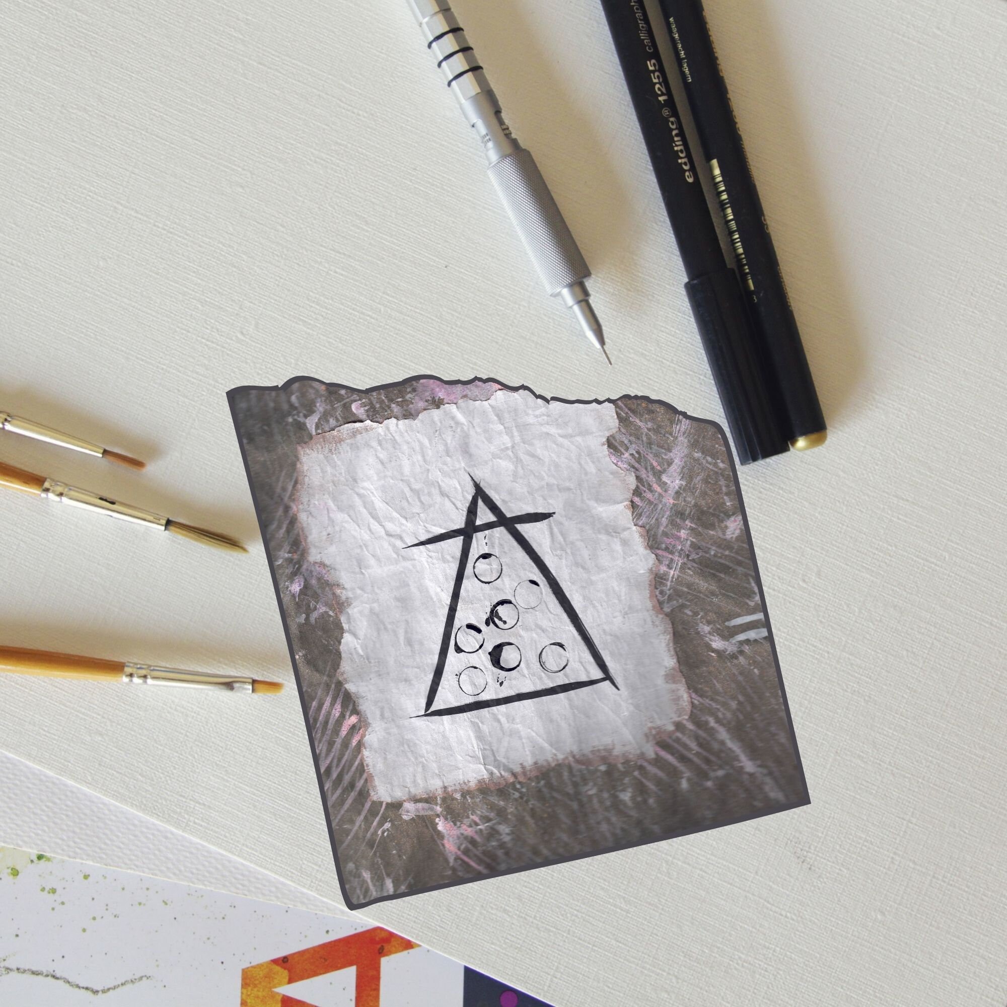 Ancient Codes Scroll Bundle Two Printable Collage Scrapbooking Paper ...