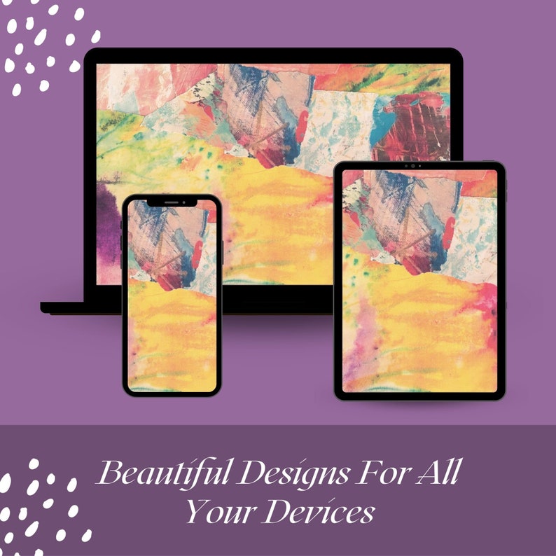 Moody Watercolor Desktop Wallpaper for Computer and Zoom - Etsy