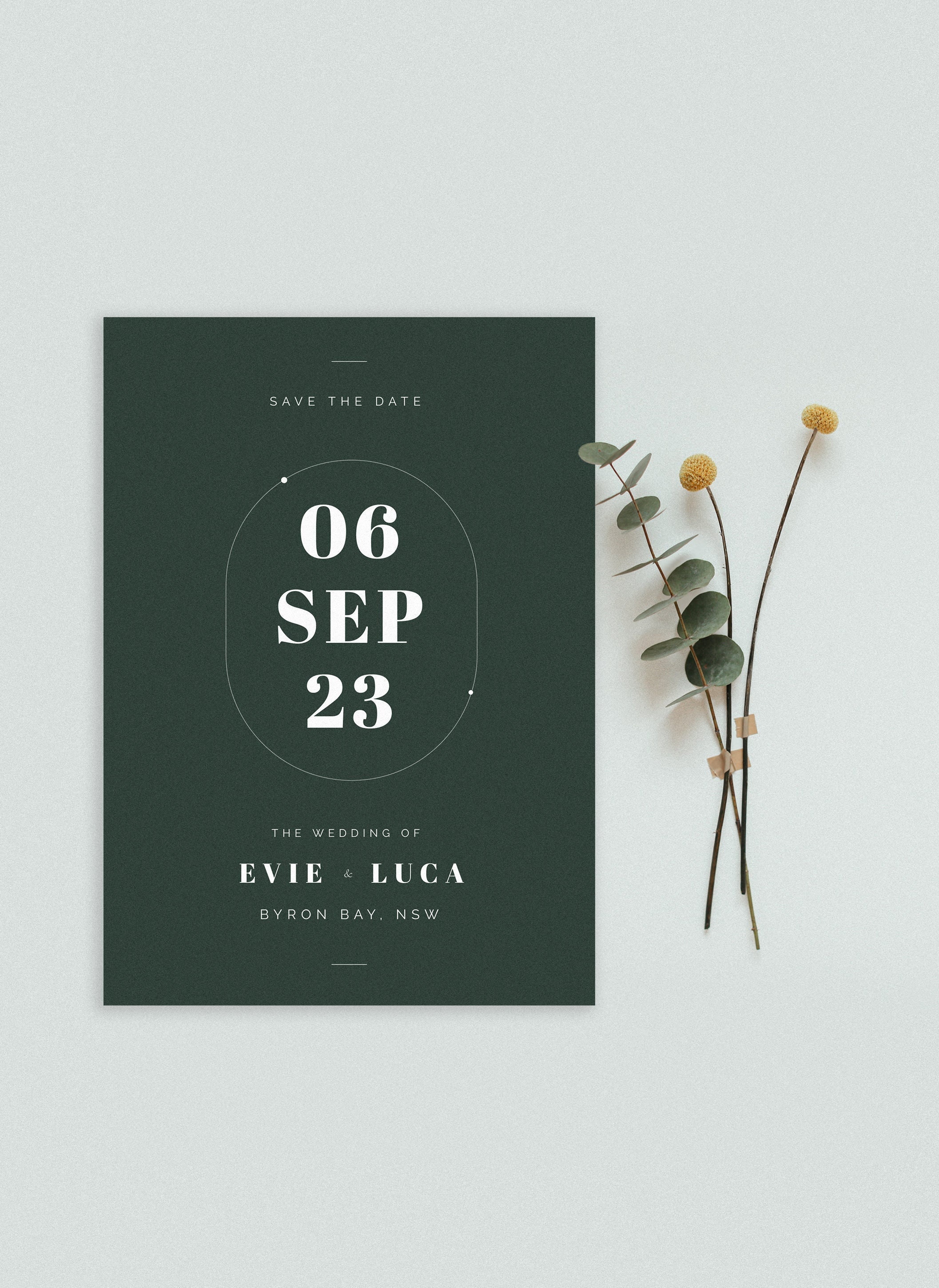 Editable Minimal Save the Date Wedding Invite - Digital Download - Etsy