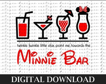 Minnie Bar Svg | Etsy