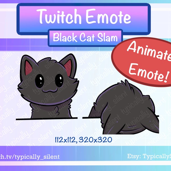 Meow Twitch Emote - Etsy Canada