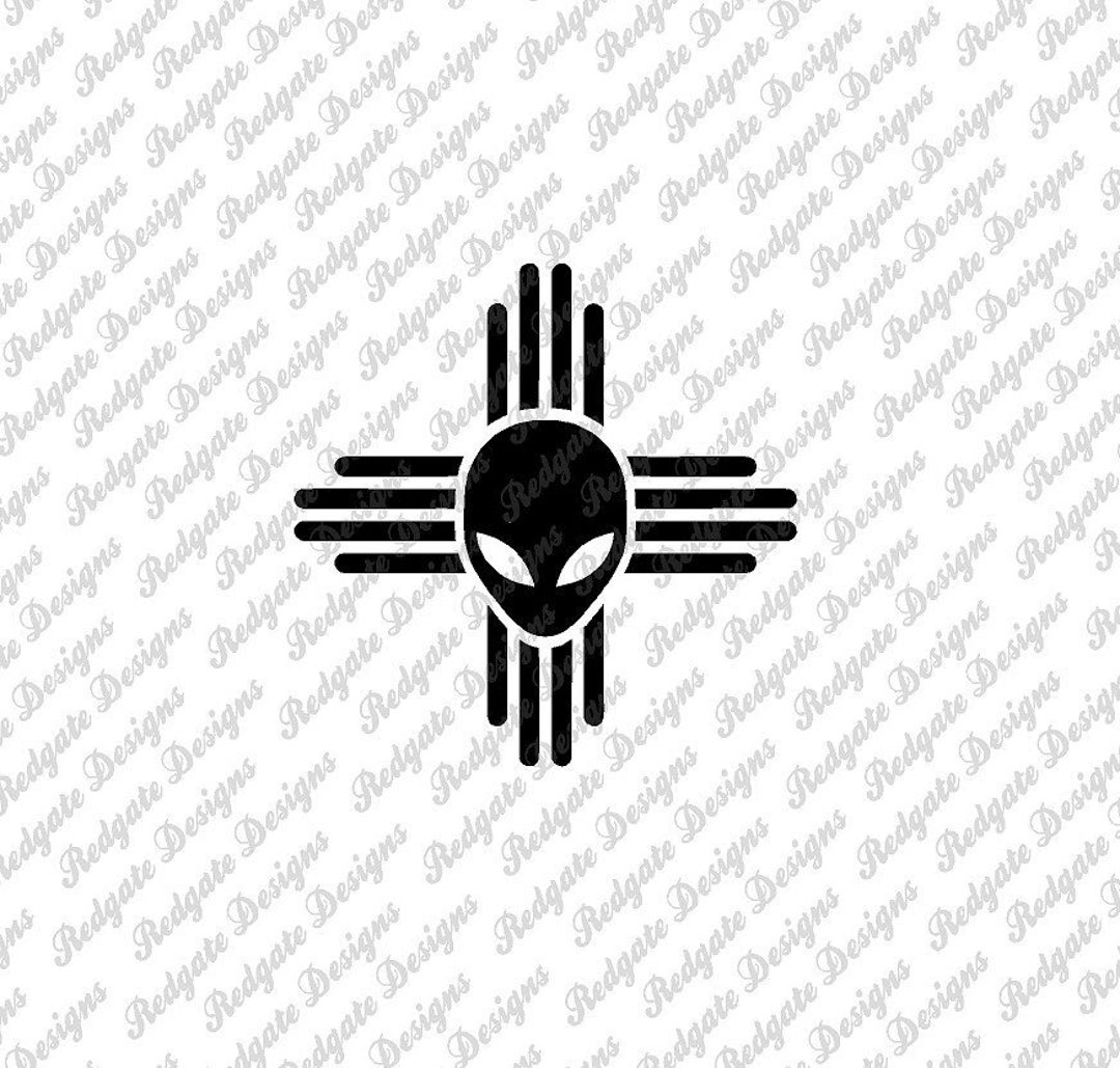 Alien Zia Vinyl Decal for Car, Truck, Van, Window, Phone, Laptop Any ...