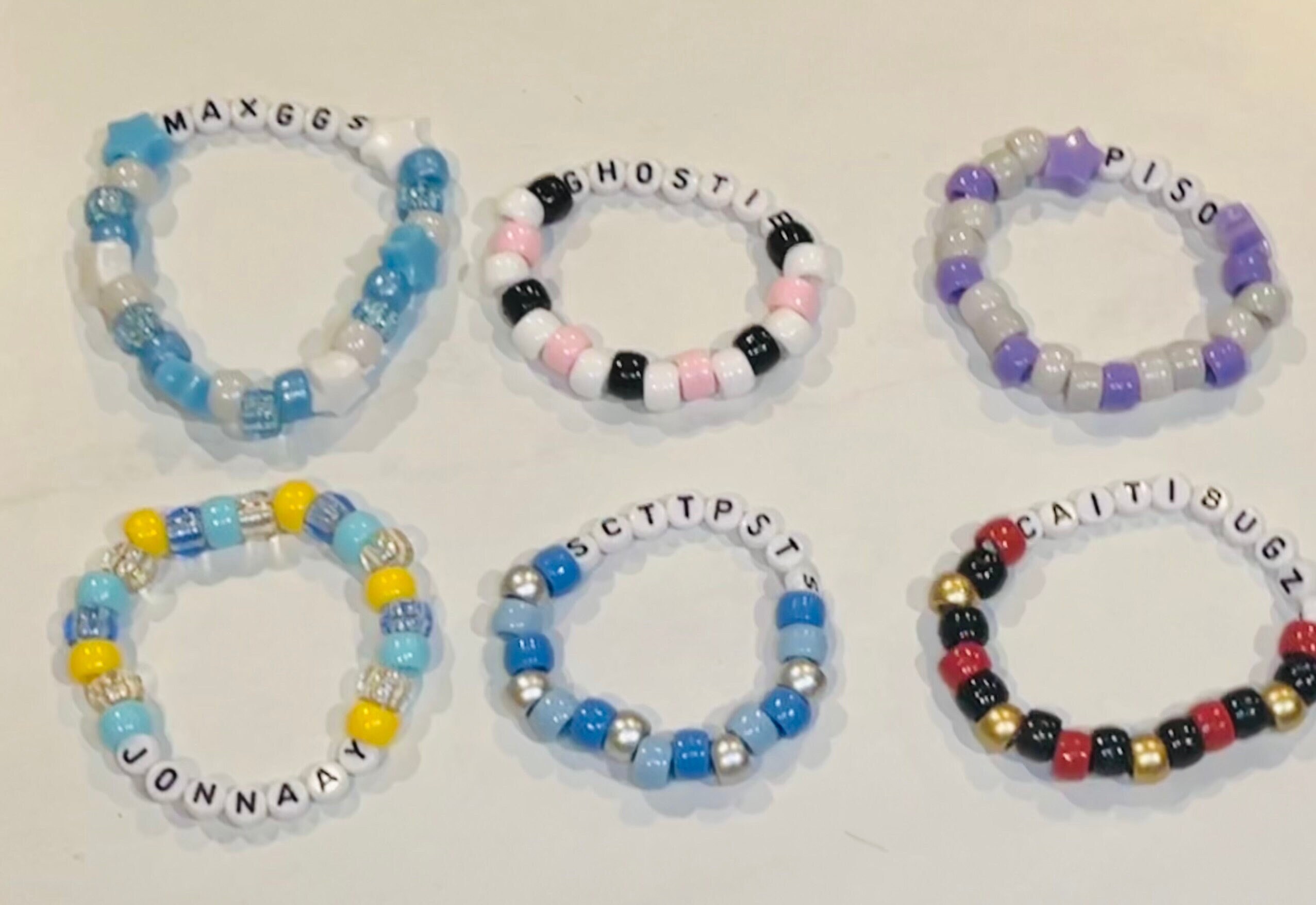 CAITIBUGZZ, MAXGGS, PISO4 Etc. - Streamer Bracelets!! - Buy 2, Get One ...