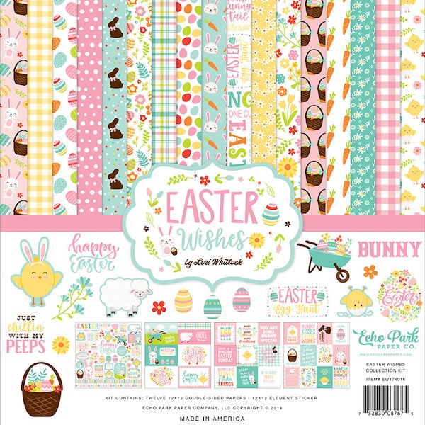 12 X 12 Easter Scrapbook Paper - Etsy