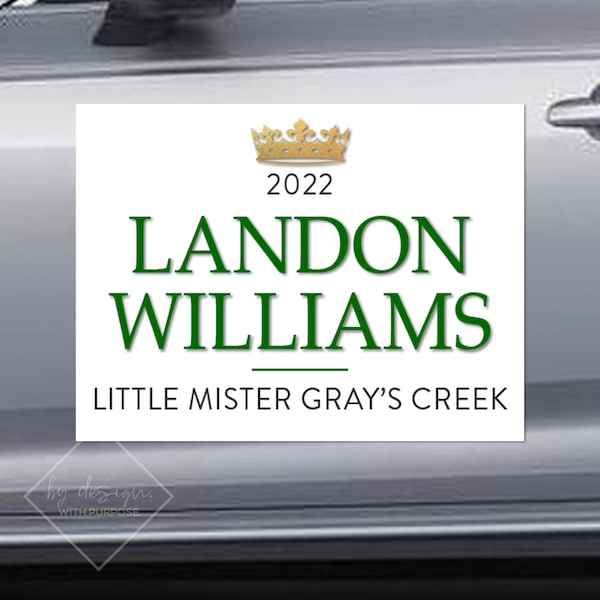 Pageant Parade Sign - Etsy