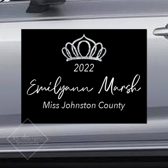 Black Pageant Car Magnet 18 X 12 and Other Sizes - Etsy