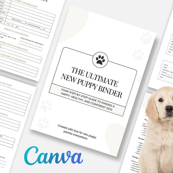 Puppy Planner - Etsy UK