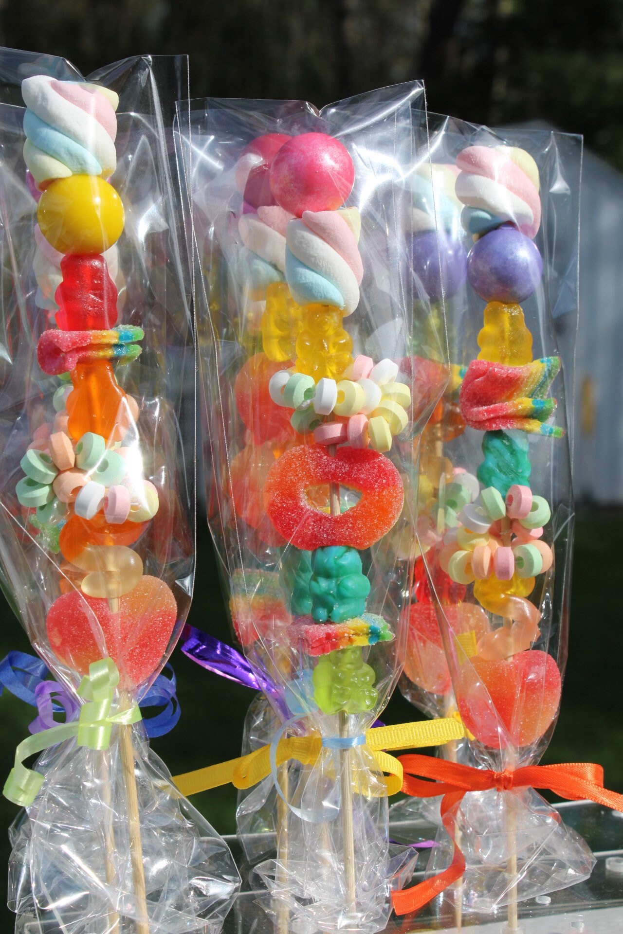 10 Classic Candy Kabobs Colorful Candy Handmade in Maine - Etsy
