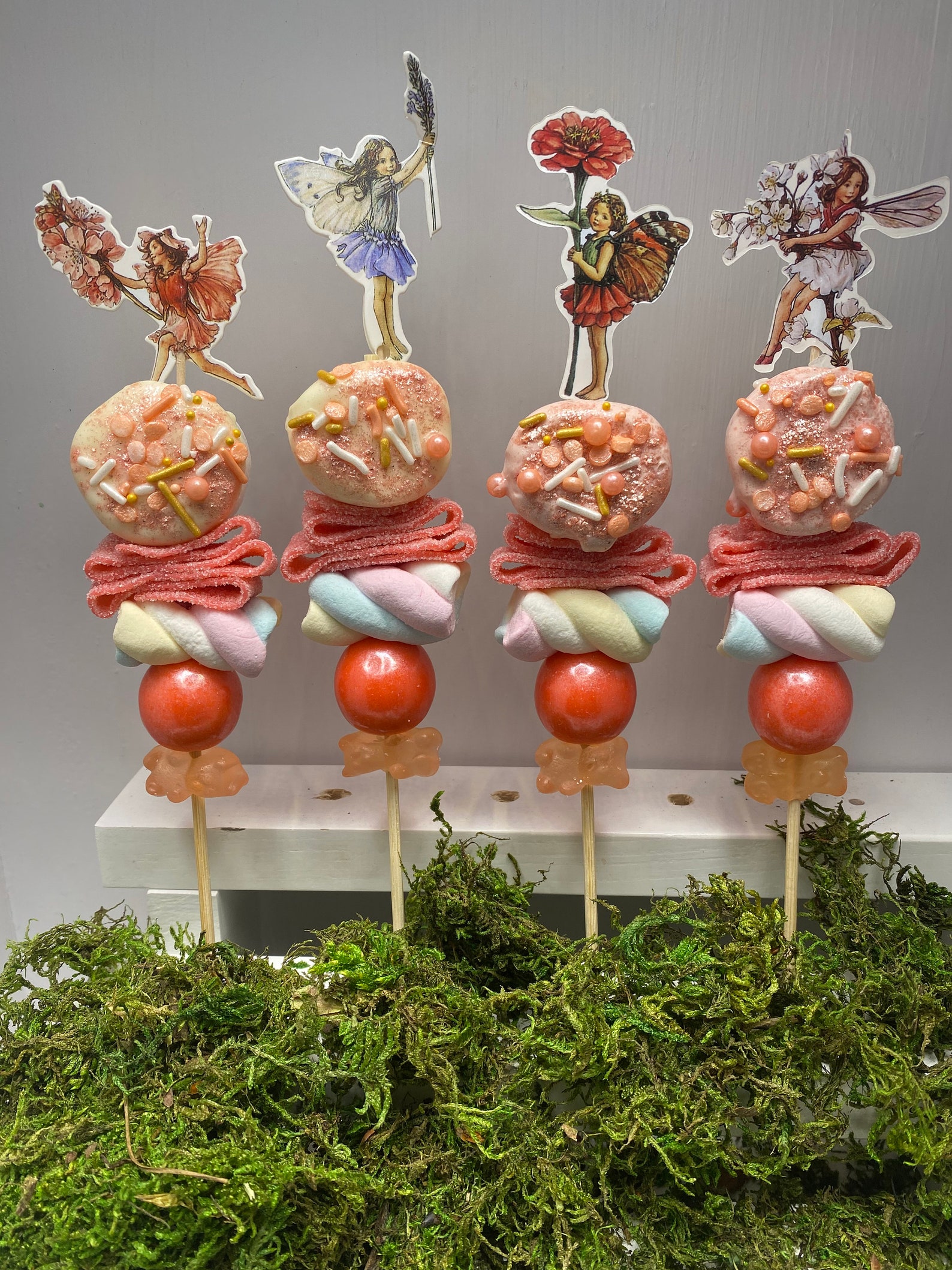 New 10 Mini Fairy Candy Kabobs handcrafted in Maine Whimsical Party ...