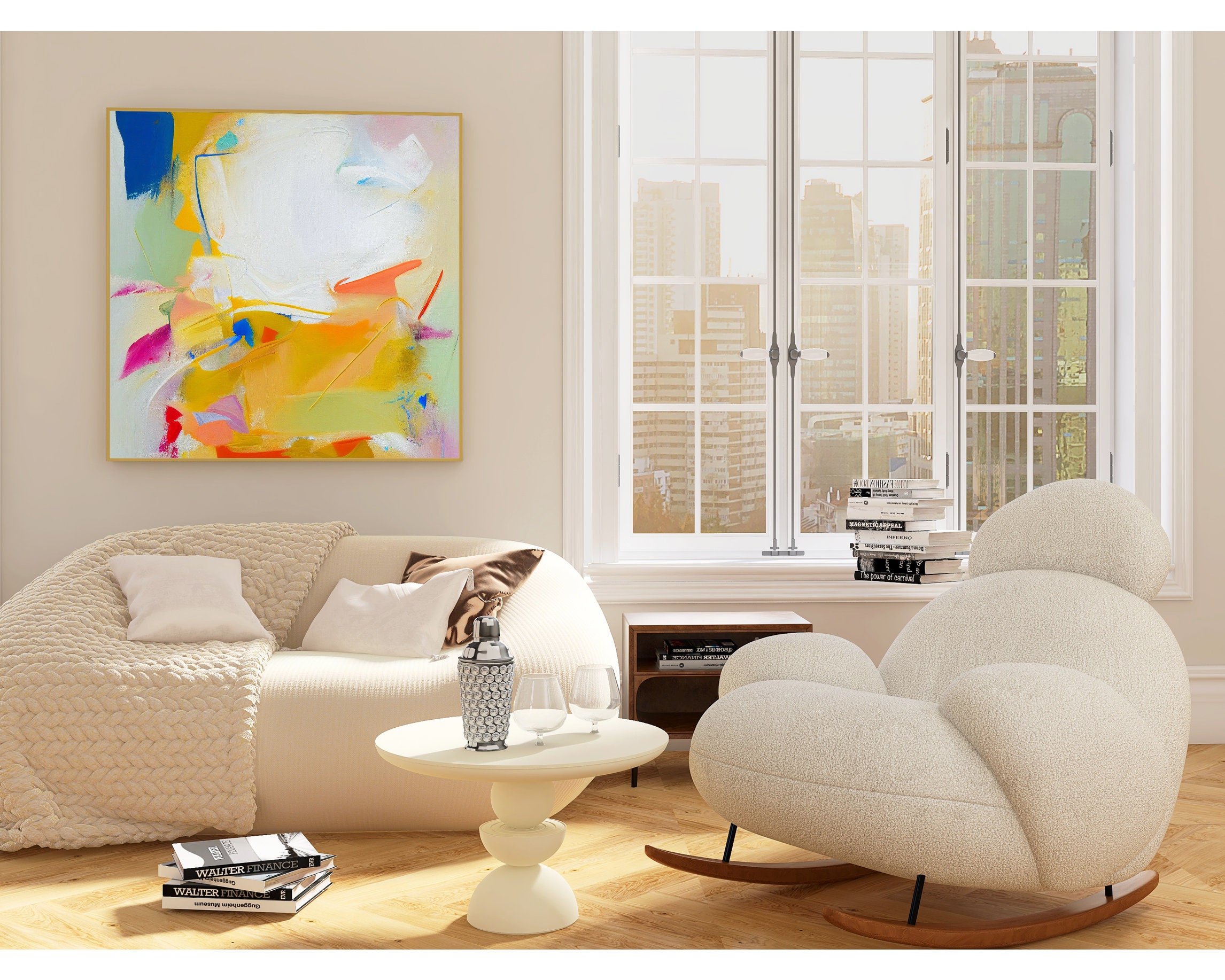 Printable Art, Modern Art Prints, Colorful Print, Bright Colors, Nina ...