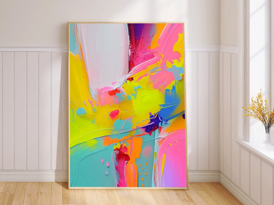 Digital Download, Abstract Painting, Abstract Print, Modern Wall Art ...