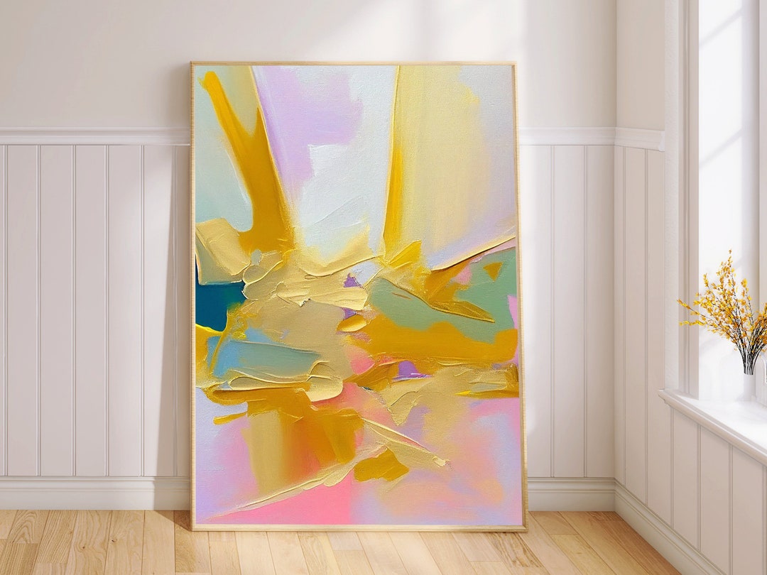 Colorful Abstract Art, Colorful Wall Art, Modern Wall Art, Digital ...