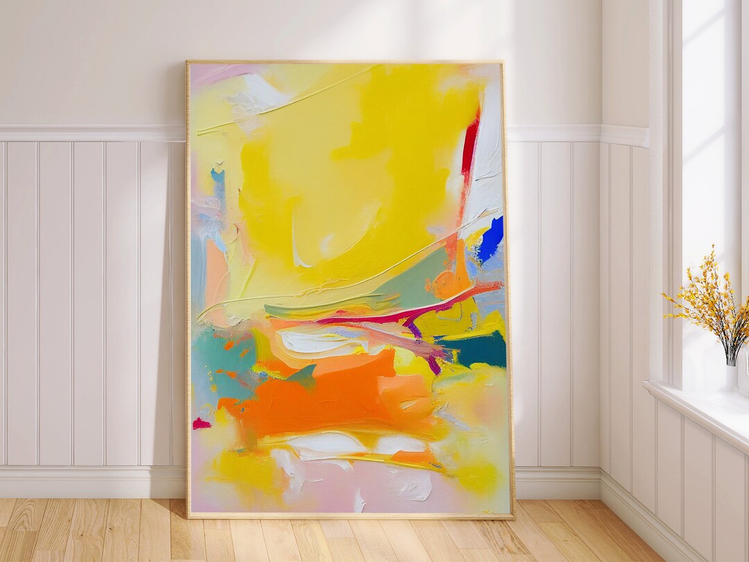 Colorful Wall Art, Modern Wall Art, Abstract Painting, Abstract Print ...