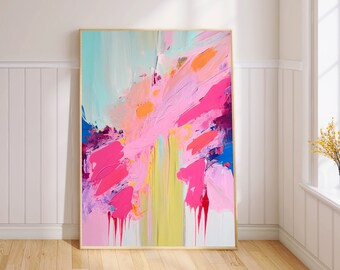 Printable Art Printable Canvas Art Colorful Art Wall Art - Etsy