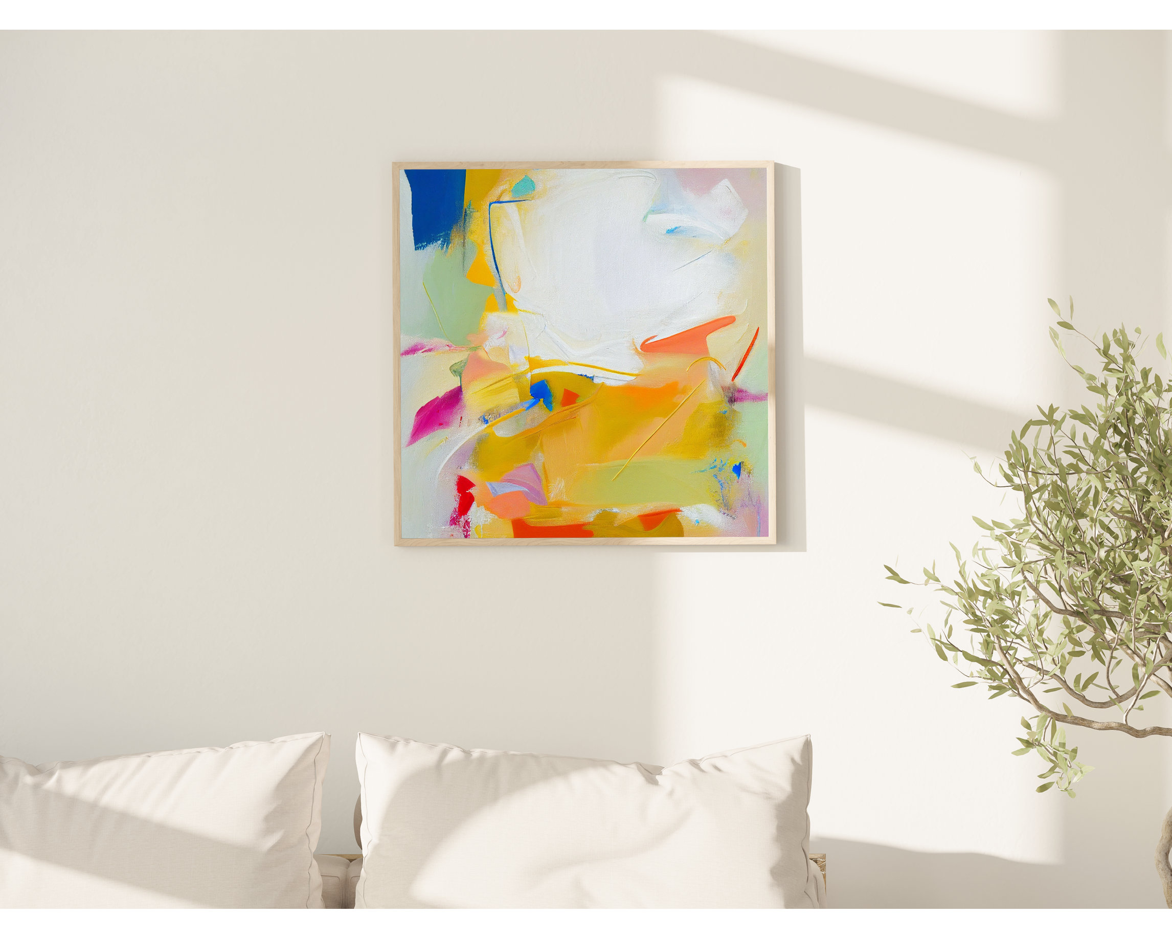 Printable Art, Modern Art Prints, Colorful Print, Bright Colors, Nina ...