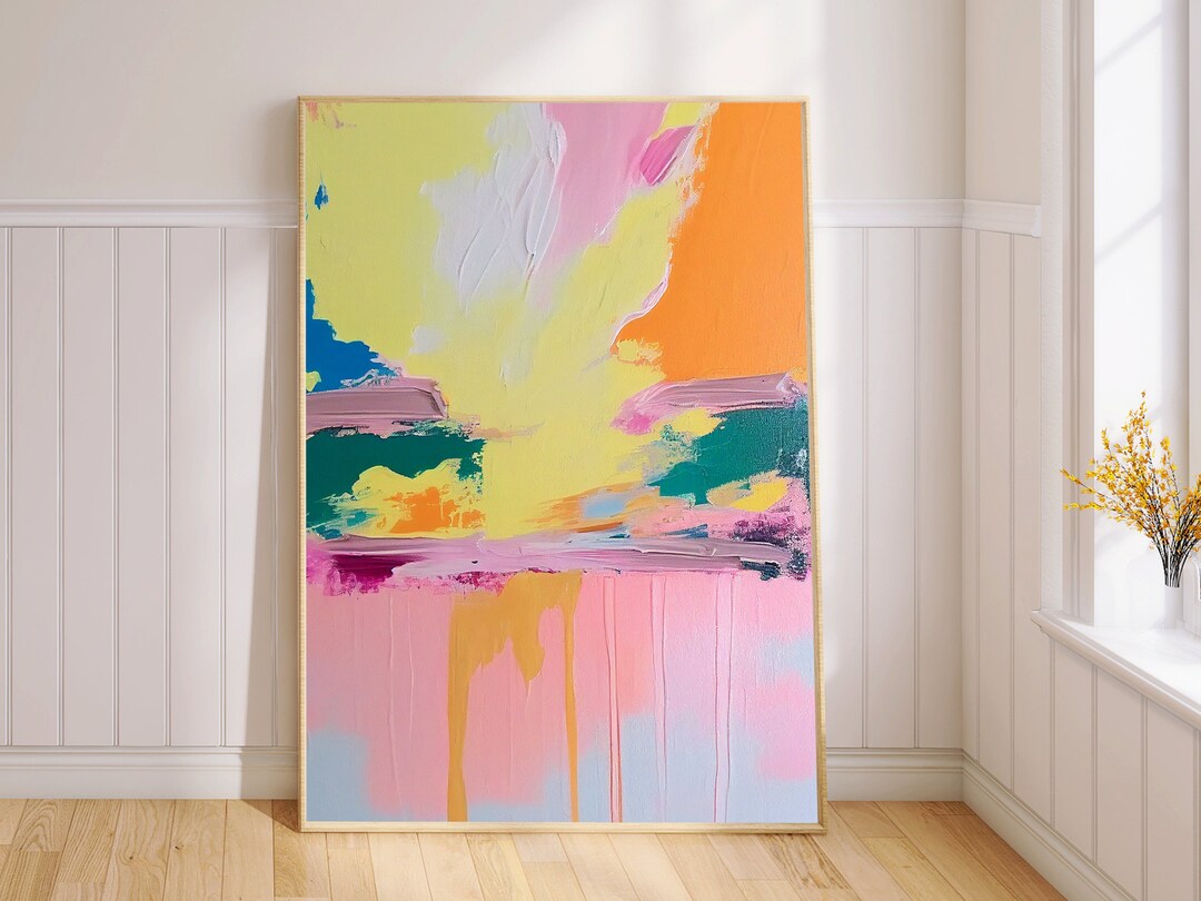 Colorful Abstract Art, Ninaderosierart, Colorful Wall Art, Modern Wall ...