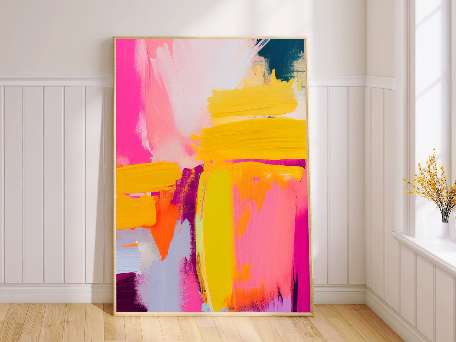 Colorful Wall Art, Modern Wall Art, Digital Download, Colorful Abstract ...