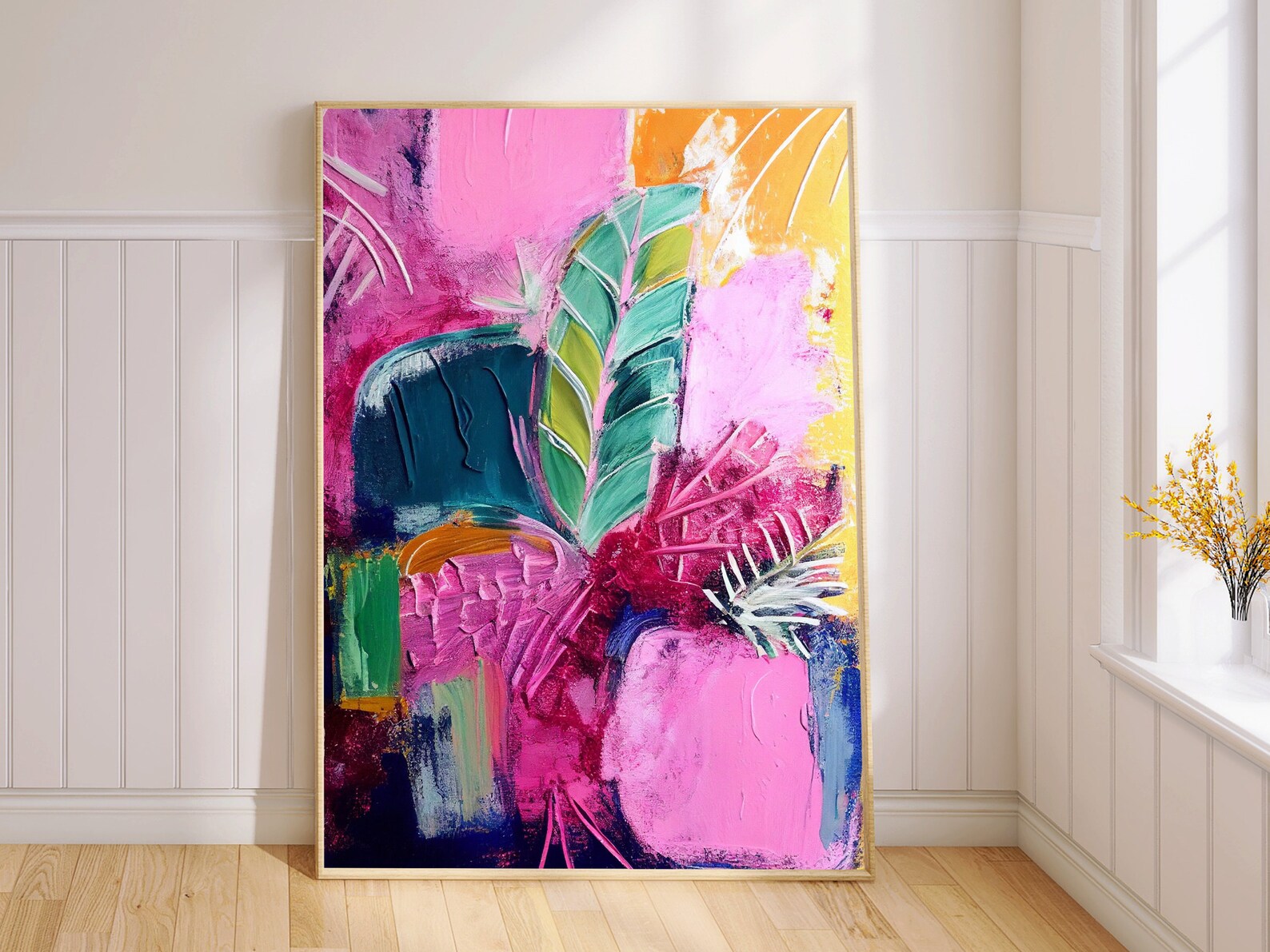 Colorful Wall Art, Colorful Abstract Art, Modern Wall Art, Digital ...