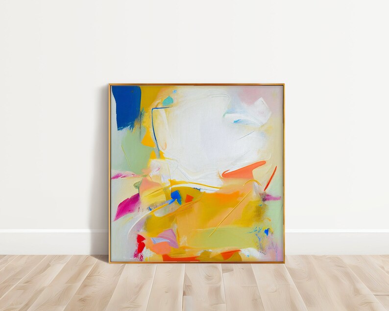Printable Art, Modern Art Prints, Colorful Print, Bright Colors, Nina ...