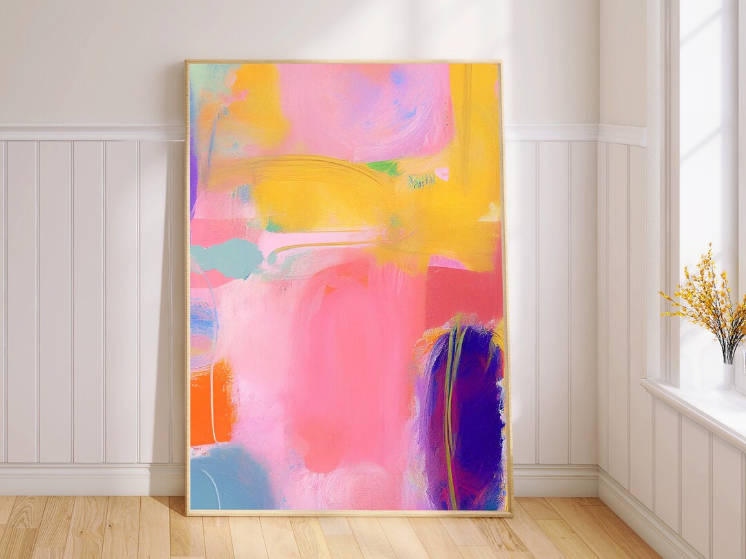 Printable Art, Printable Canvas Art, Colorful Art, Wall Art, Modern ...