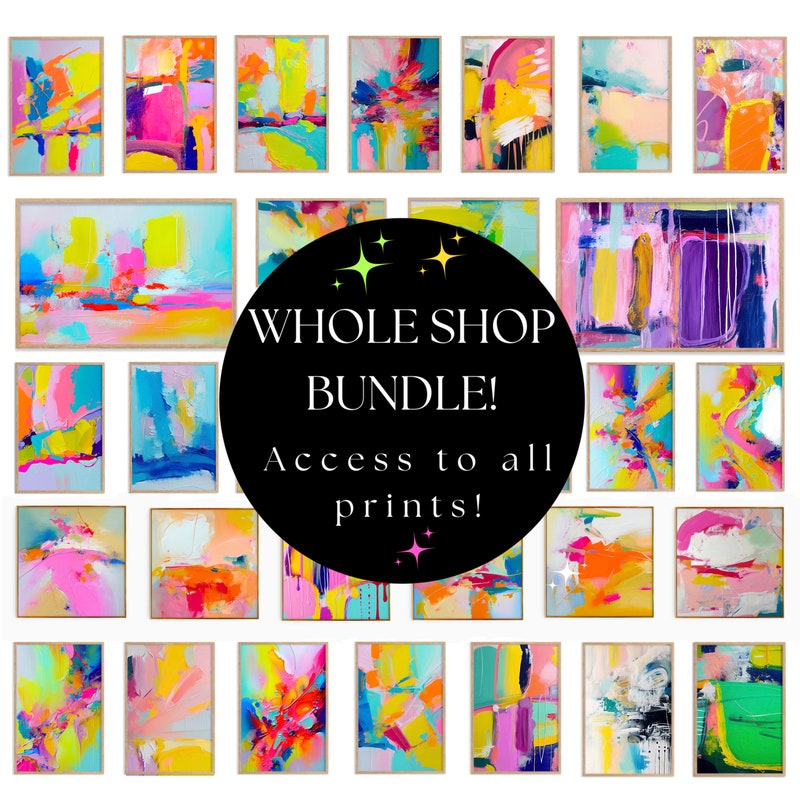 Bright Color Art - Etsy