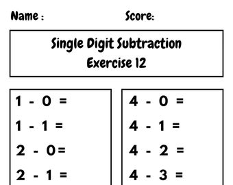 30 Printable Double & Single Digit Addition Worksheets. Preschool-2nd ...
