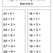 30 Printable Double & Single Digit Addition Worksheets. Preschool-2nd ...