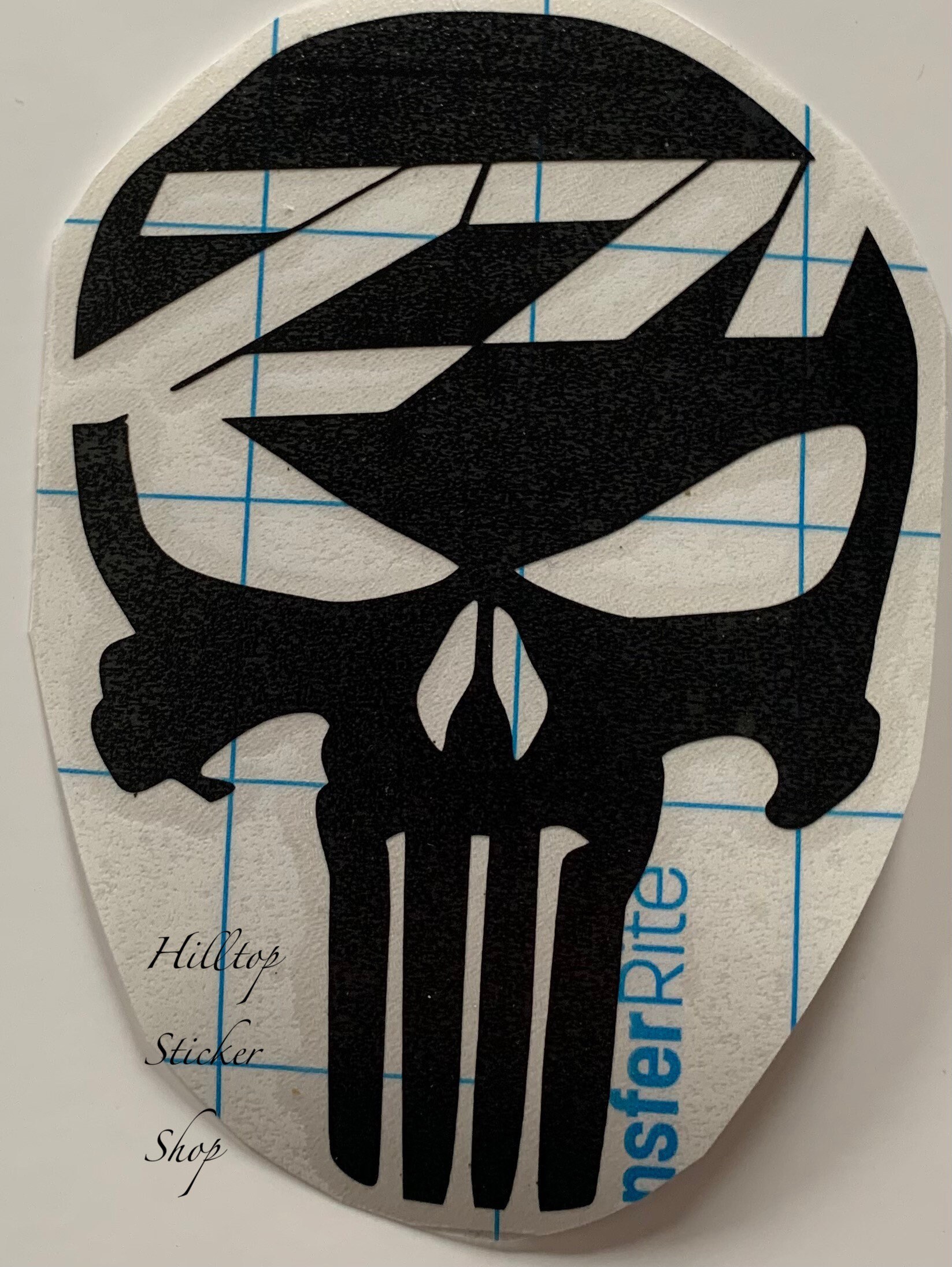 Z71 Punisher Skull Decal - Etsy